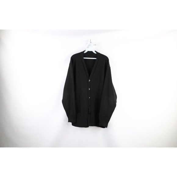 Vintage | Sweaters | Vintage 9s Grunge Mens Large Distressed Blank Kurt ...